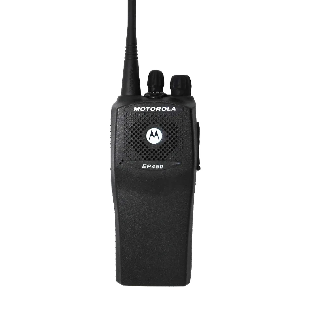 1000km Vhf Uhf Portable Slim Motorola Ep450 Handheld 2 Way Analog Radio ...