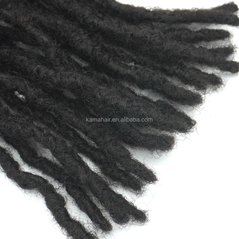 KAMA Hair Interlock Loc Extension Human Hair 100% Handmade Permanent ...