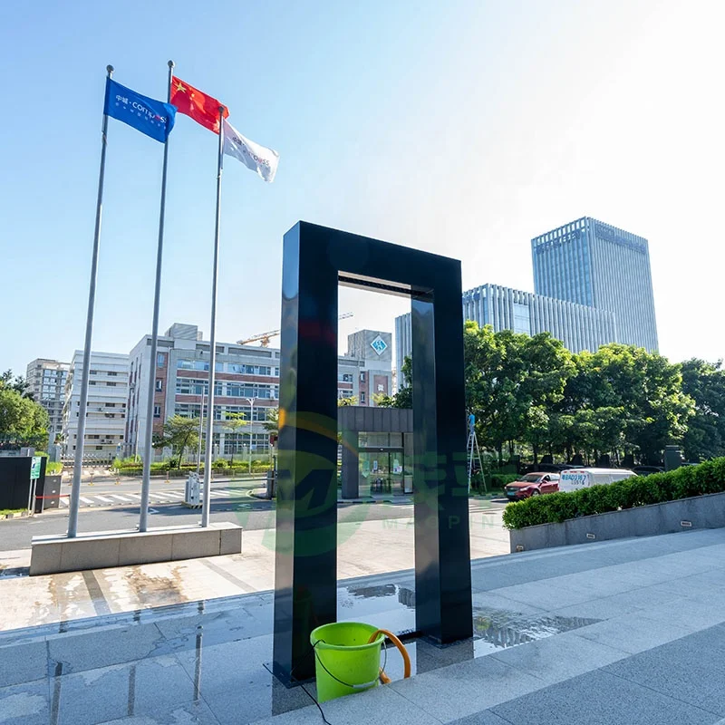 Bespoke Large Outdoor Garden Water Curtain Fall Feature Rain Screen ...