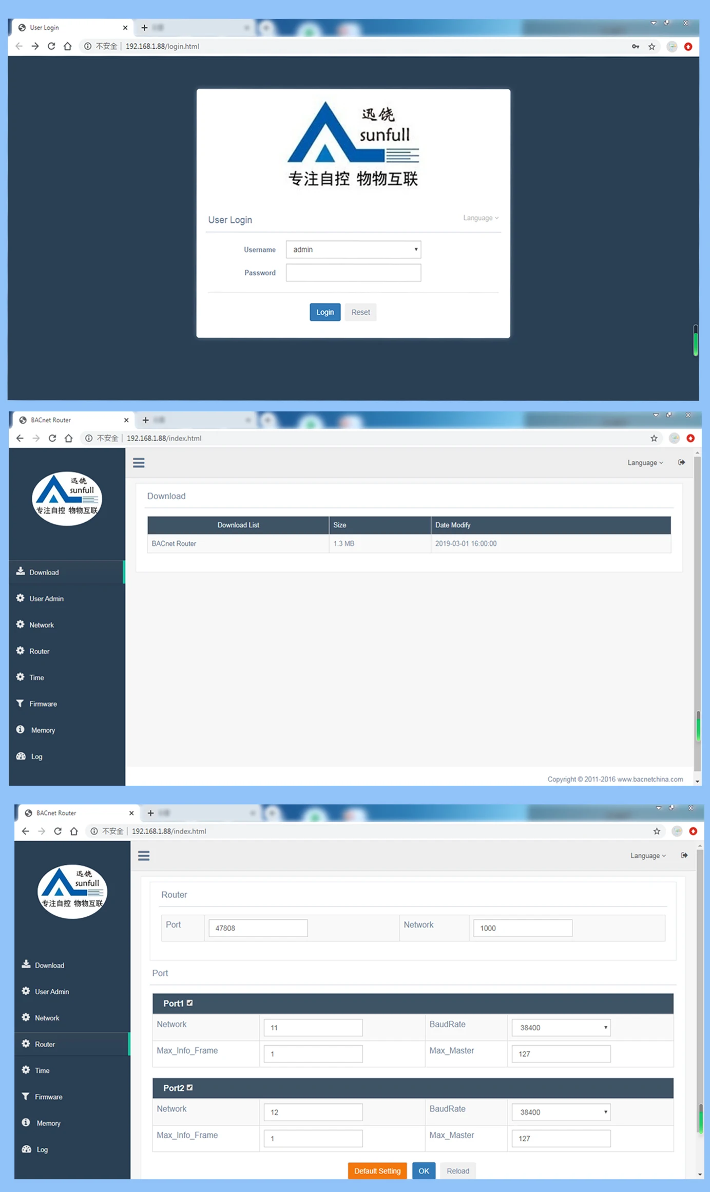 Bacnet Router with 4 Buses - Reliable Inter-Bus Communication
