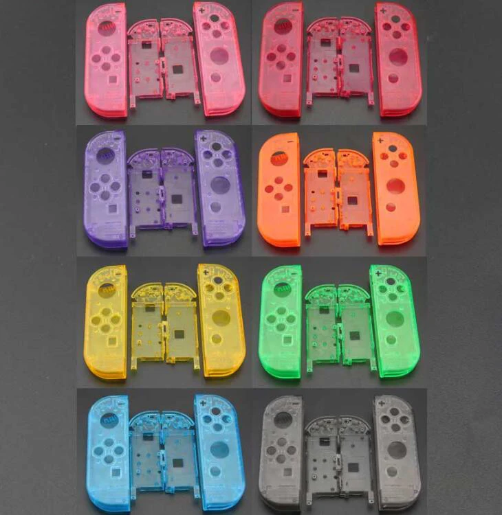 Clear Colors Housing Shell Hard Case Cover Middle Frame For Nintendo ...