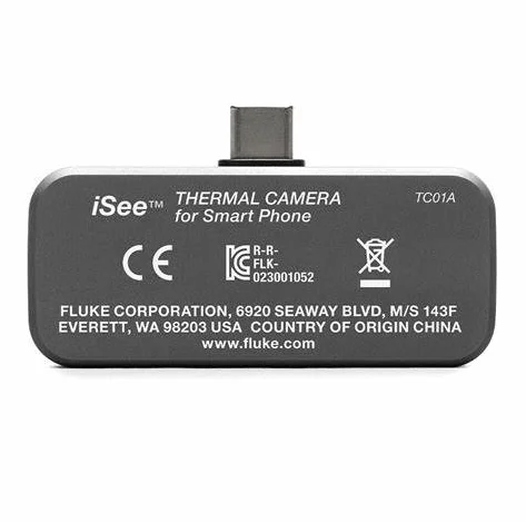 Fluke Tc01a Isee Mobile Thermal Camera 256 X 192 Pixels Mini Thermal ...