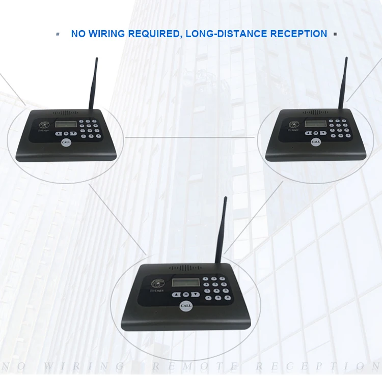 Office Business Pager Indoor Wireless Secretary Boss Two-way Voice Hands-free Pager - Buy Full ...