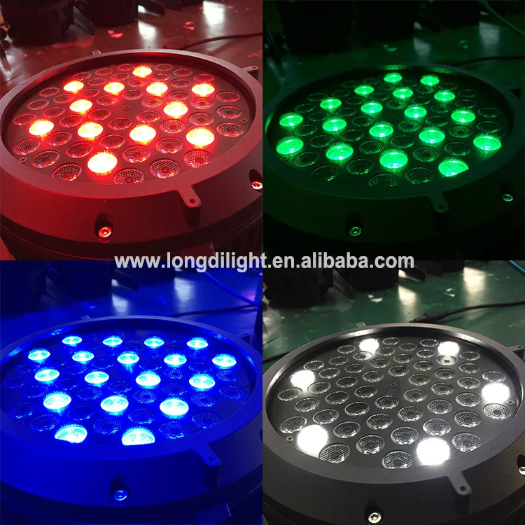 PAR Led 54x3 RGBW Full Colour Stage Light Outdoor Waterproof IP65
