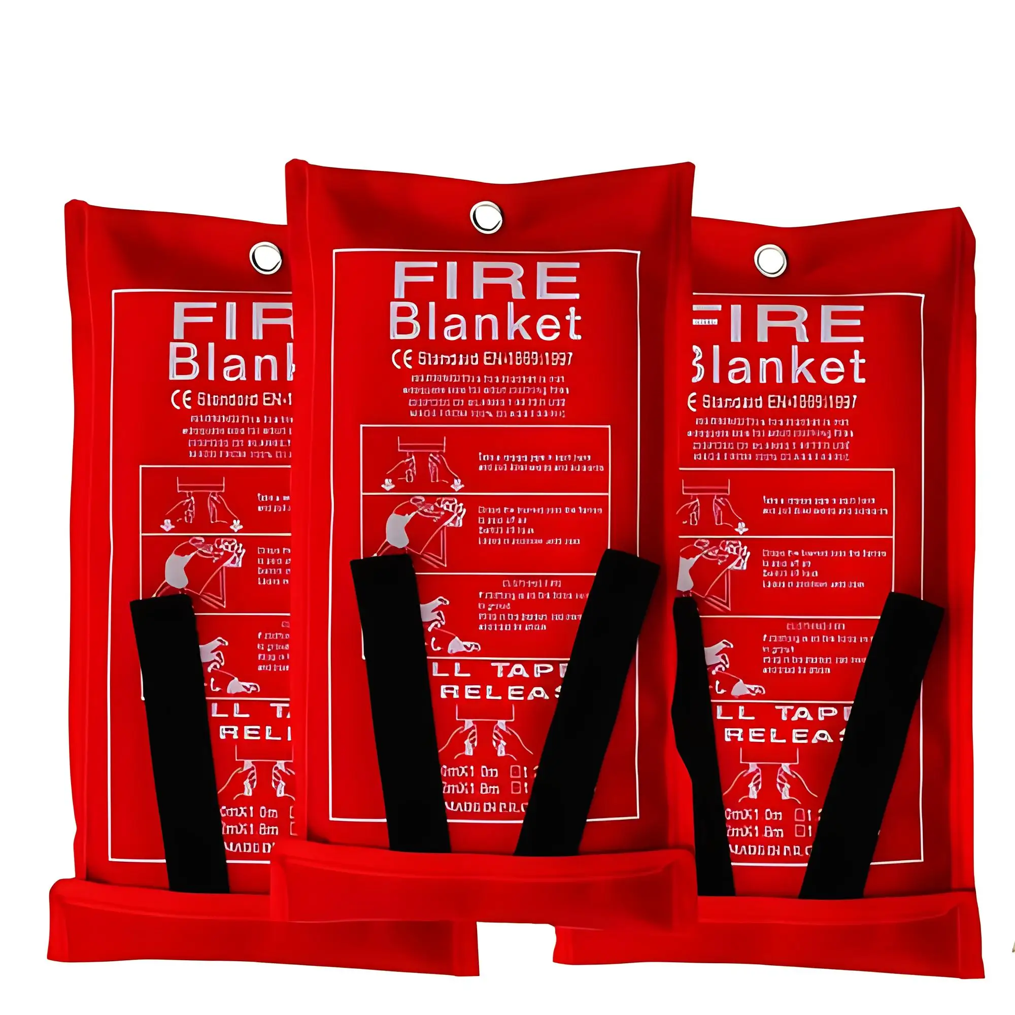 Custom Fiberglass Secucaptain Anti Emergency Fire Blanket