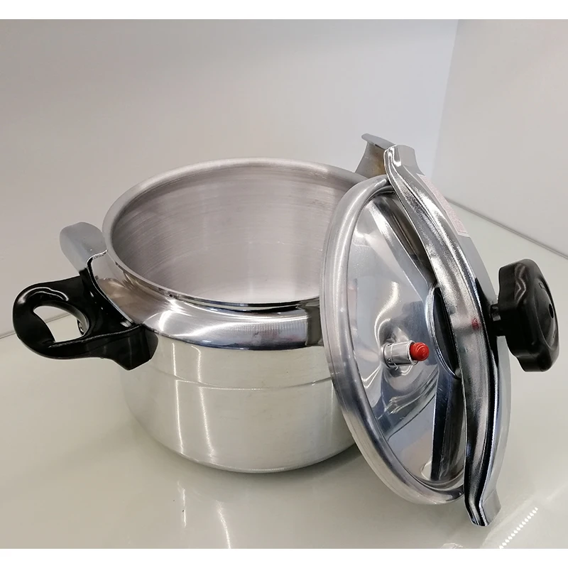 9l Aluminum Pressure Cookers Polishing Surface Explosion Proof ...