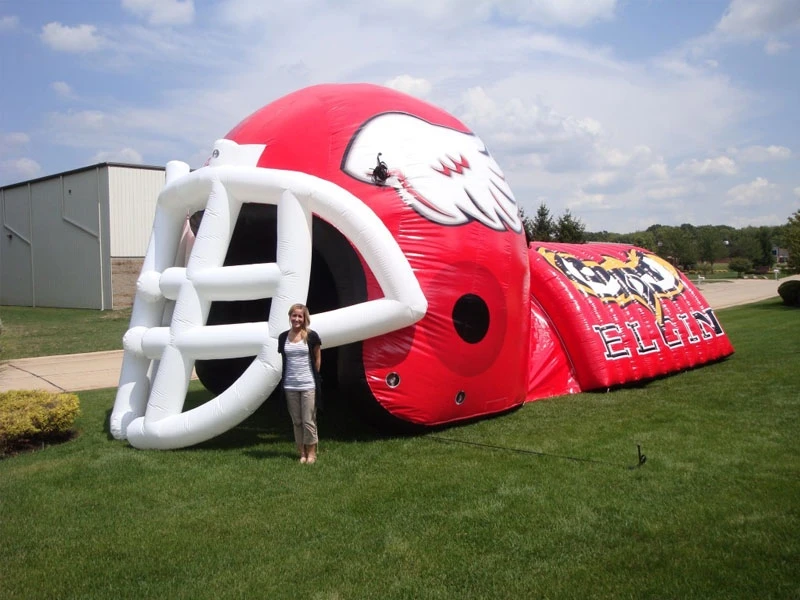 Wholesale High School Inflatable Football Helmet Tunnel / Inflatable ...