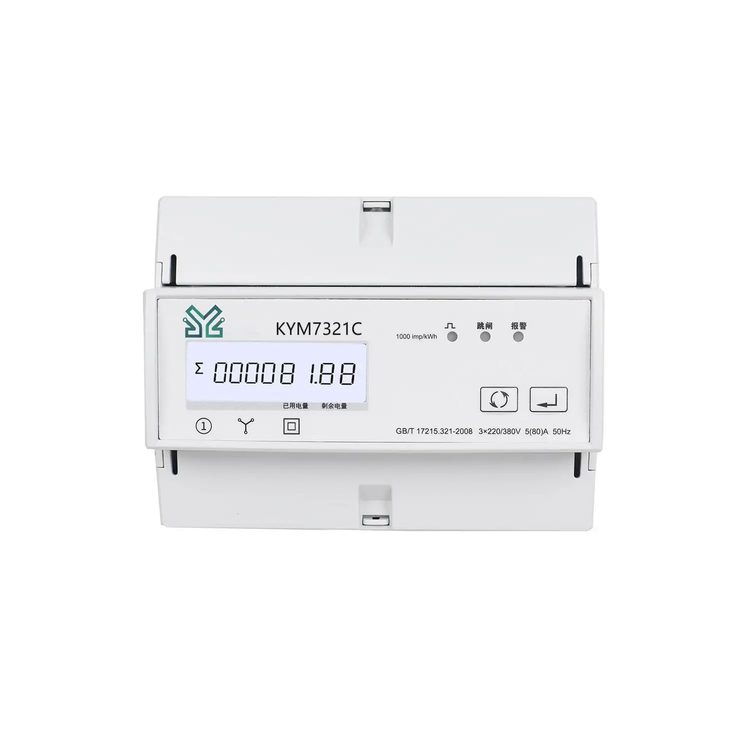 Tuya Three Phase Direct Wifi Electric Meter kWh Meter Power Meter ...