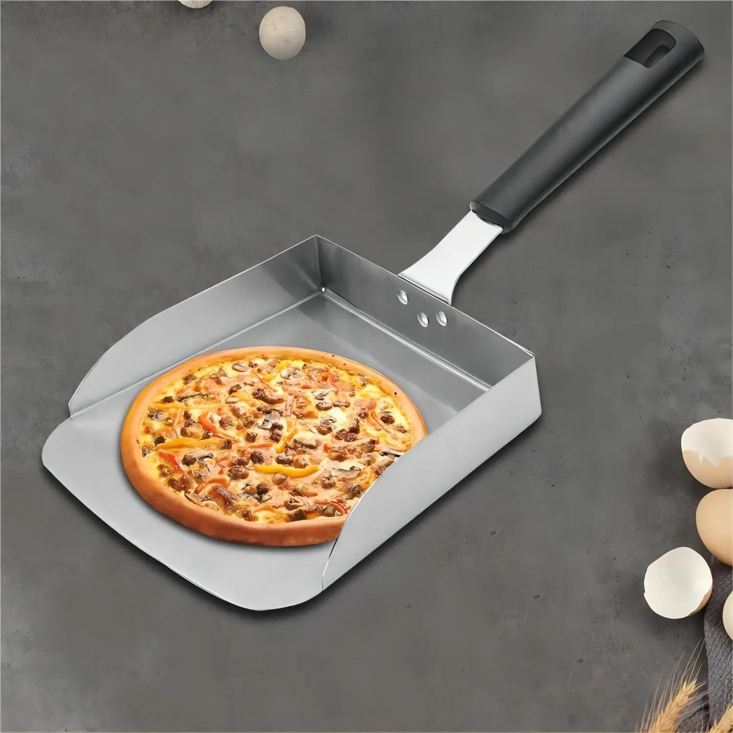 Modern Stainless Steel Teppanyaki Food Spatula Flat Wider Food Spatula ...