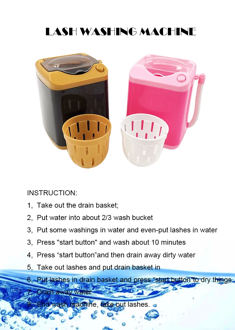 Own Logo Private Label Automatic Pink Black False Lash Eyelashes ...