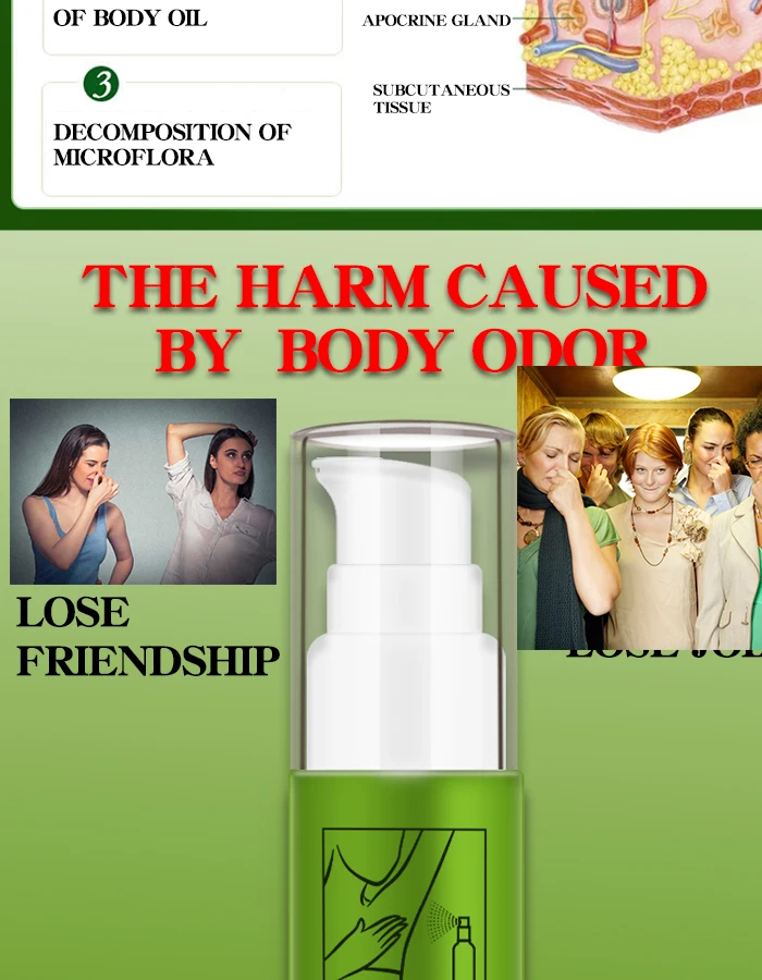 Removing Body Odor Natural Remove Armpit Bad Body Odor Water Deodorizer ...