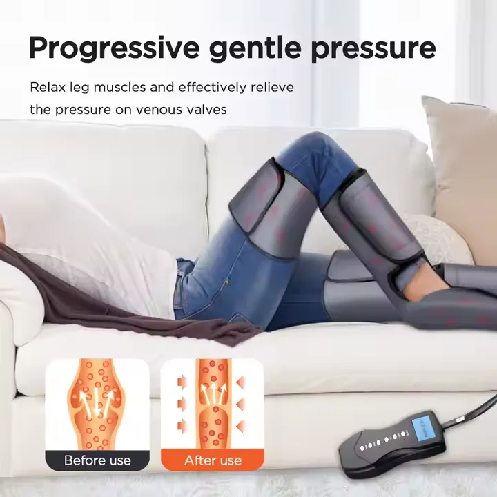 Leg Compression Machine Massager Air Circulation Massage Foot Calf Foot ...