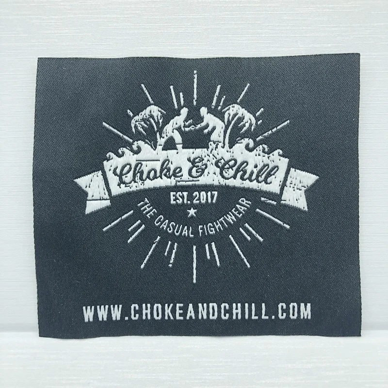 Custom Woven Labels For Clothing Sloop Fold Made - Buy Woven Labels For ...