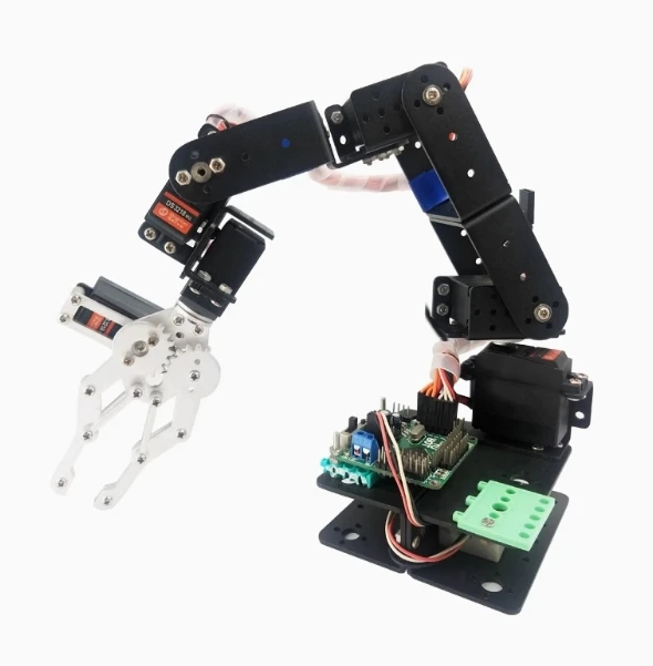 Metal Gimbal Robotic Arm Gripper Mechanical Claw Robotic Arm MG995 ...