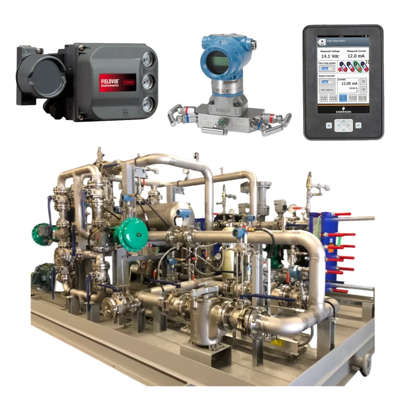 Emerson AMS TREX Device Communicator and Fisher Valve Positioner ...