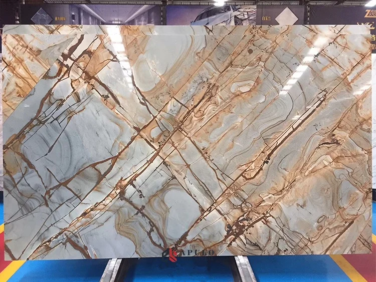 Blue Roma Marble Slabs - Luxury Stone for Hotel Projects