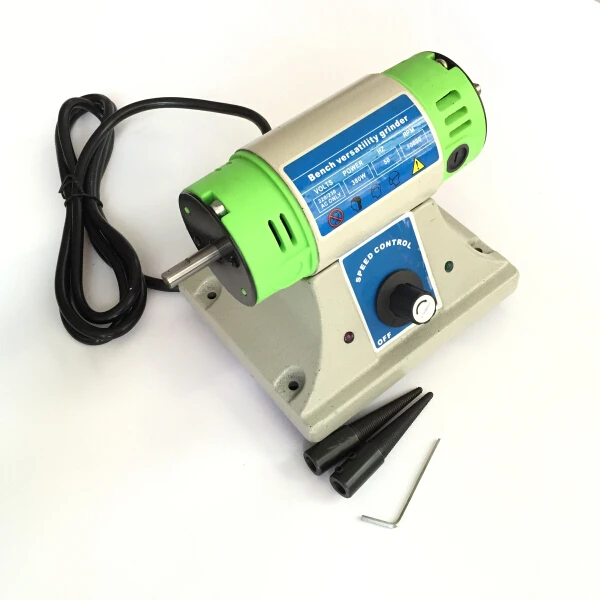 480w Jewelry Tools Bench Grinder Polishing Machine With 2pcs Buff Mops ...