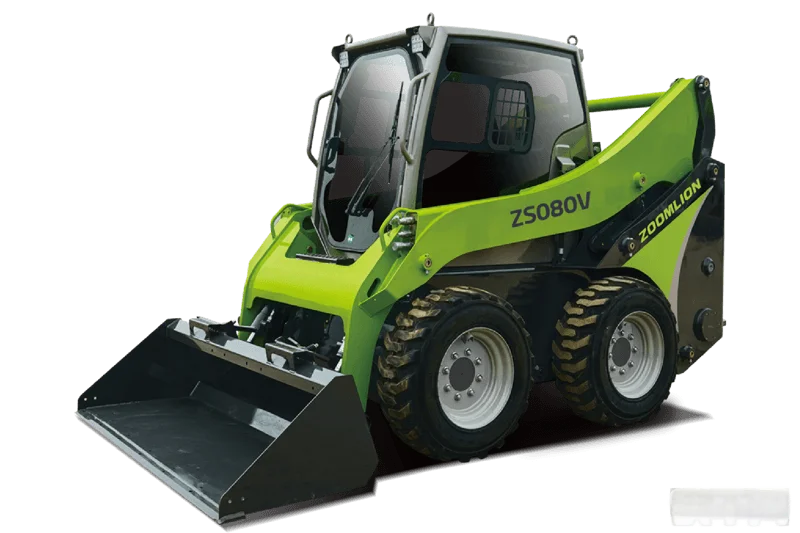 Zoomlion Skid Steer Loader ZS080V With Kubota Engine 3Ton China Made ...