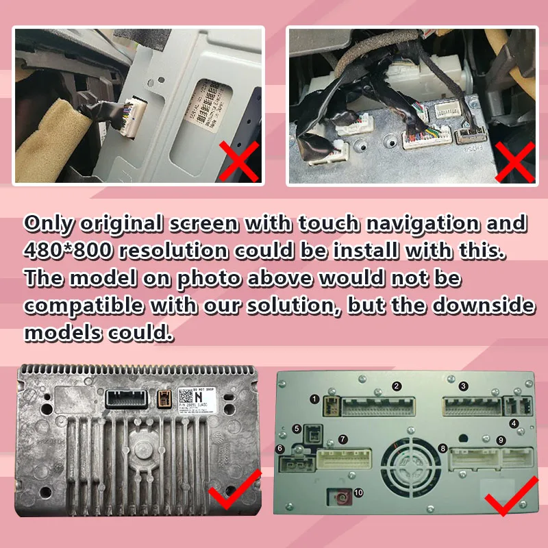 Lsailt Android / Cp Aa Interface Box For Infiniti Qx80 / Qx56 With ...