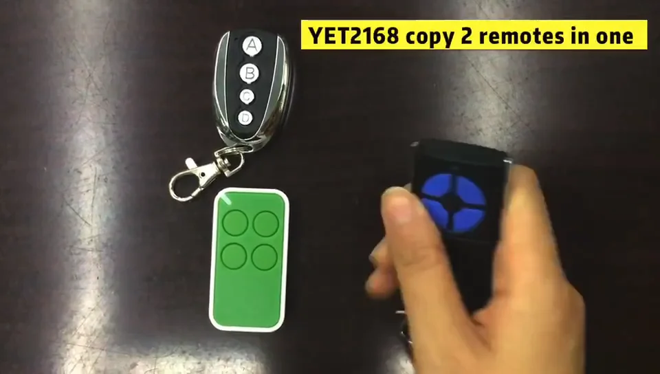 Yet2168 4 Button 433.92 Rolling Code Compatible Hcs 301 Gate Remote ...
