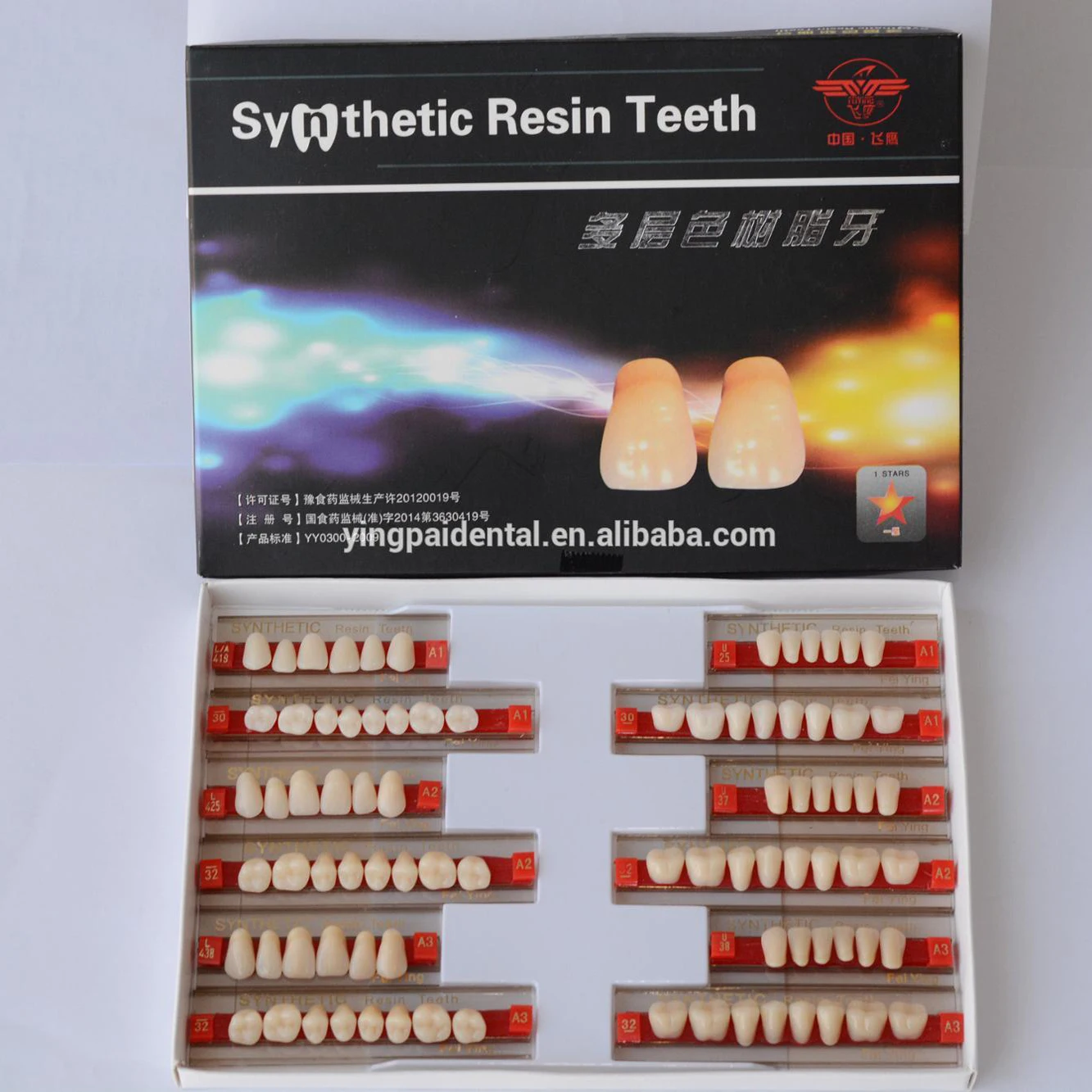Wholesale Dental Synthetic False Teeth - Full Set & More