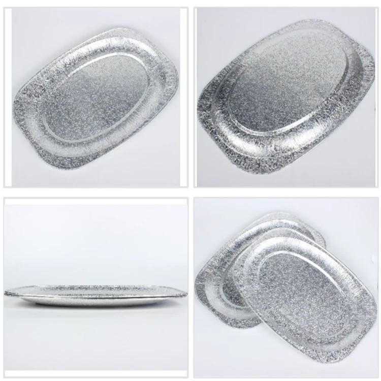 Oval Tray Large Disposable Platter Turkey Fish Grilling Roasting ...