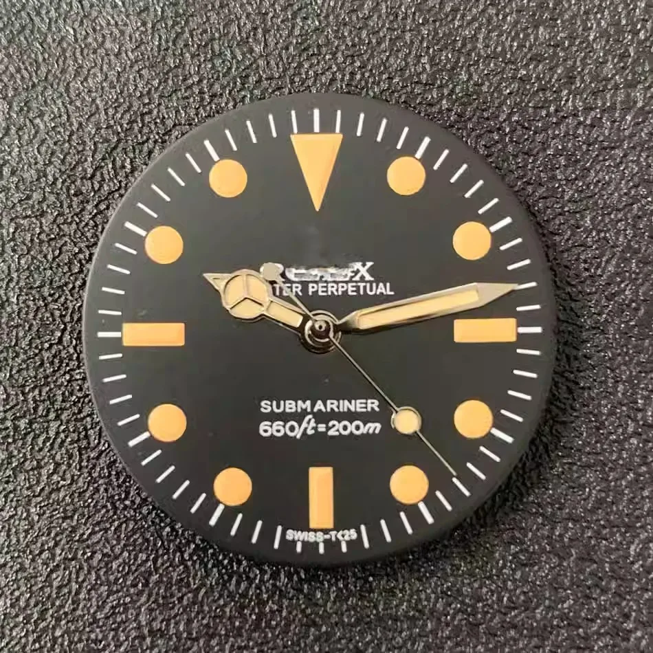 Retro Dial + Hands Without Calendar,Green Luminous 28.5mm,Suitable For ...