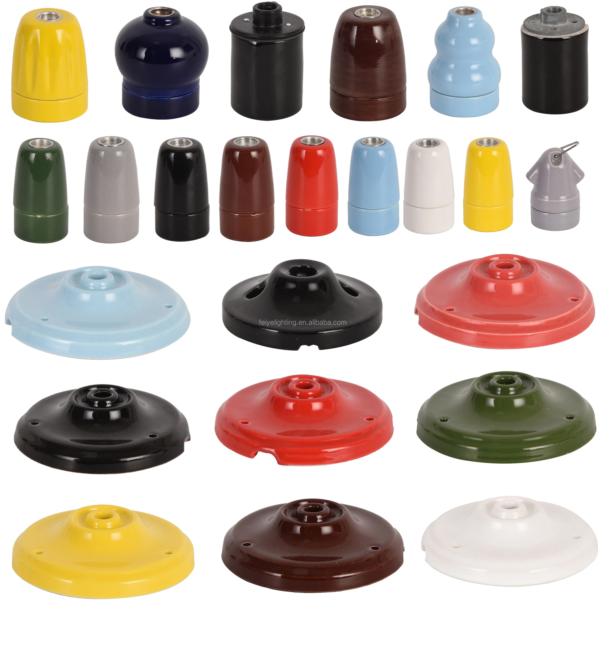 High Quality Vintage E27 Socket Aluminum Lamp Holder E27 Screw Type ...