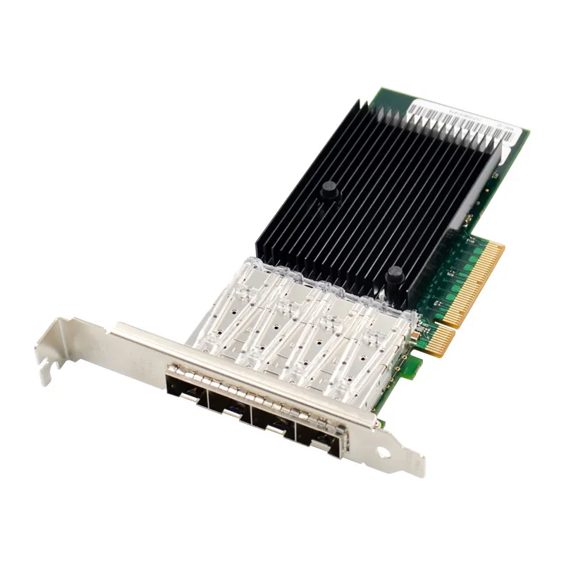 4port Pci Express 3.0 X8 4-port 10gb Pcie Quad-port Fiber Optical Nic ...