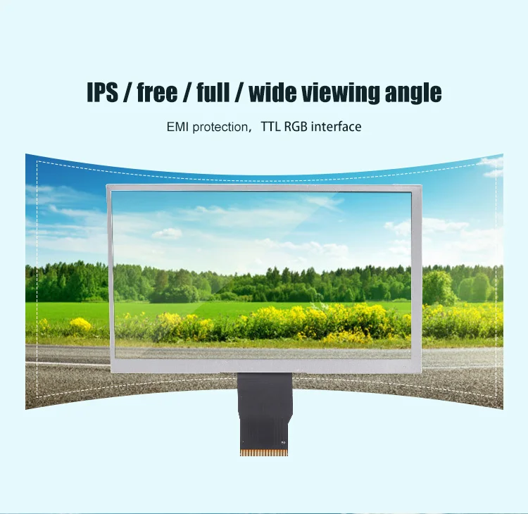 7 inch 1024x600 IPS LVDS interface 1000nits sunlight readable screen| Alibaba.com