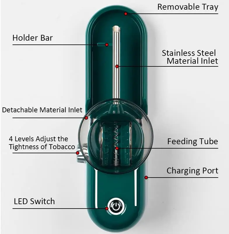 Electric Automatic Tobacco Injector - Alien Puff Rolling Machine