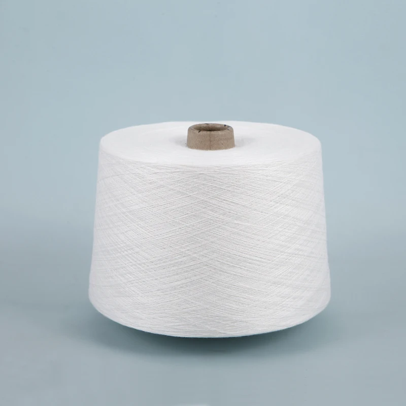 60% Cotton 40% Recycled Polyester 21/32/40s Vortex Spinning Mvs Cvc Raw ...