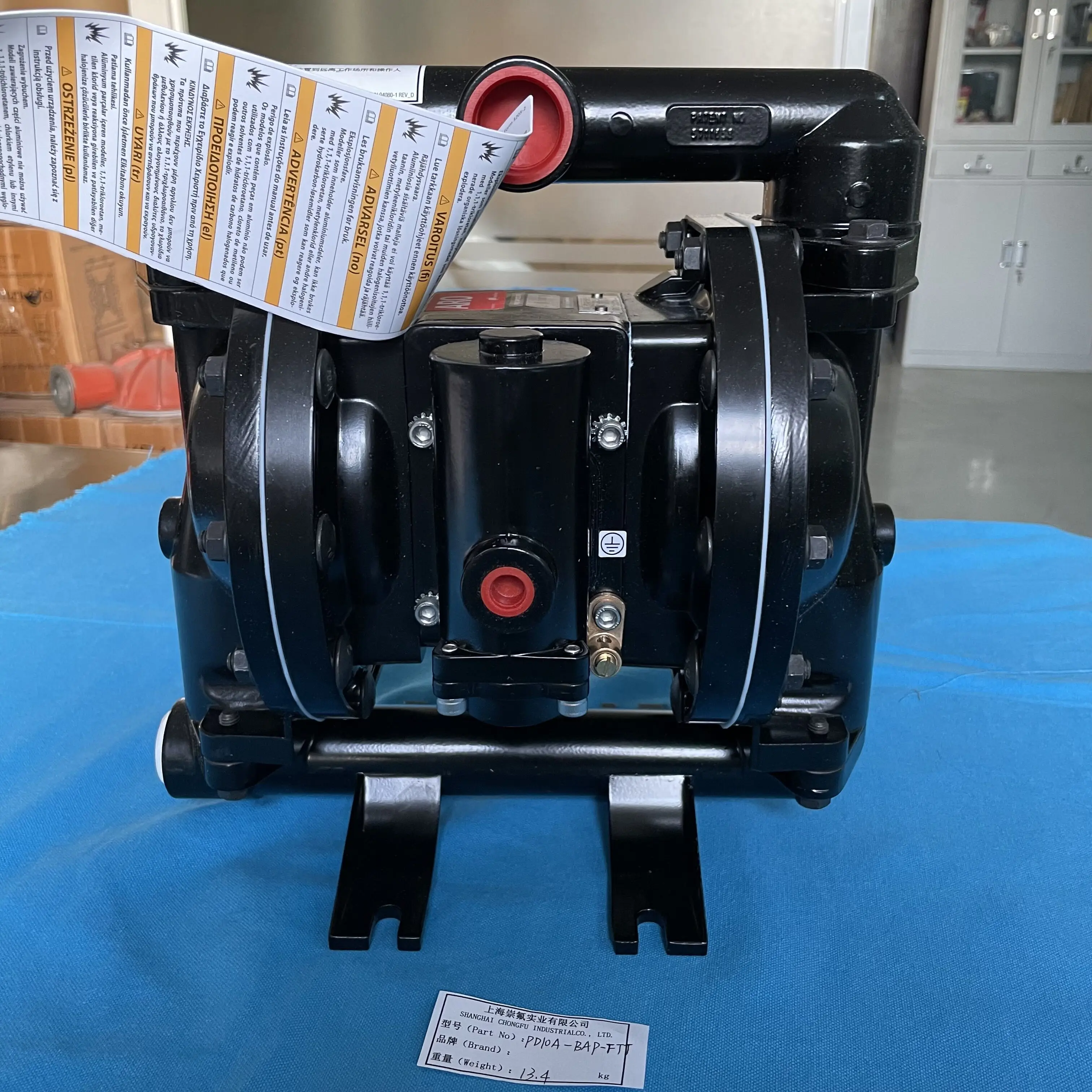 1 Inch Air Operated Double Diaphragm Pump - CF PD10A-BAP-FTT