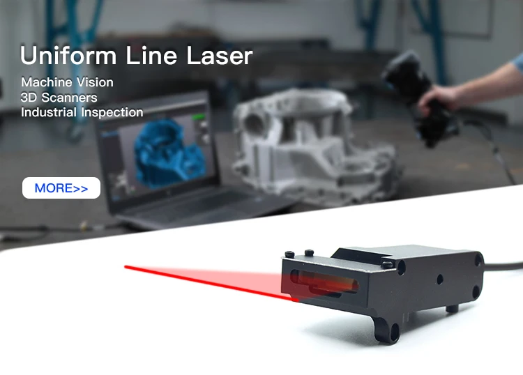 Uniformity up to 90% 635nm 650nm 660nm 670nm Red Uniform Line Laser 5mW ...