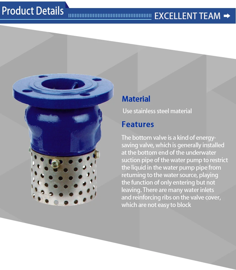 Ductile Iron Foot Valve ISO Standard| Alibaba.com