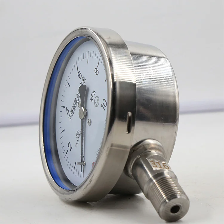 Capsule Manometer Bellows Pressure Gauge - Precision & Durability