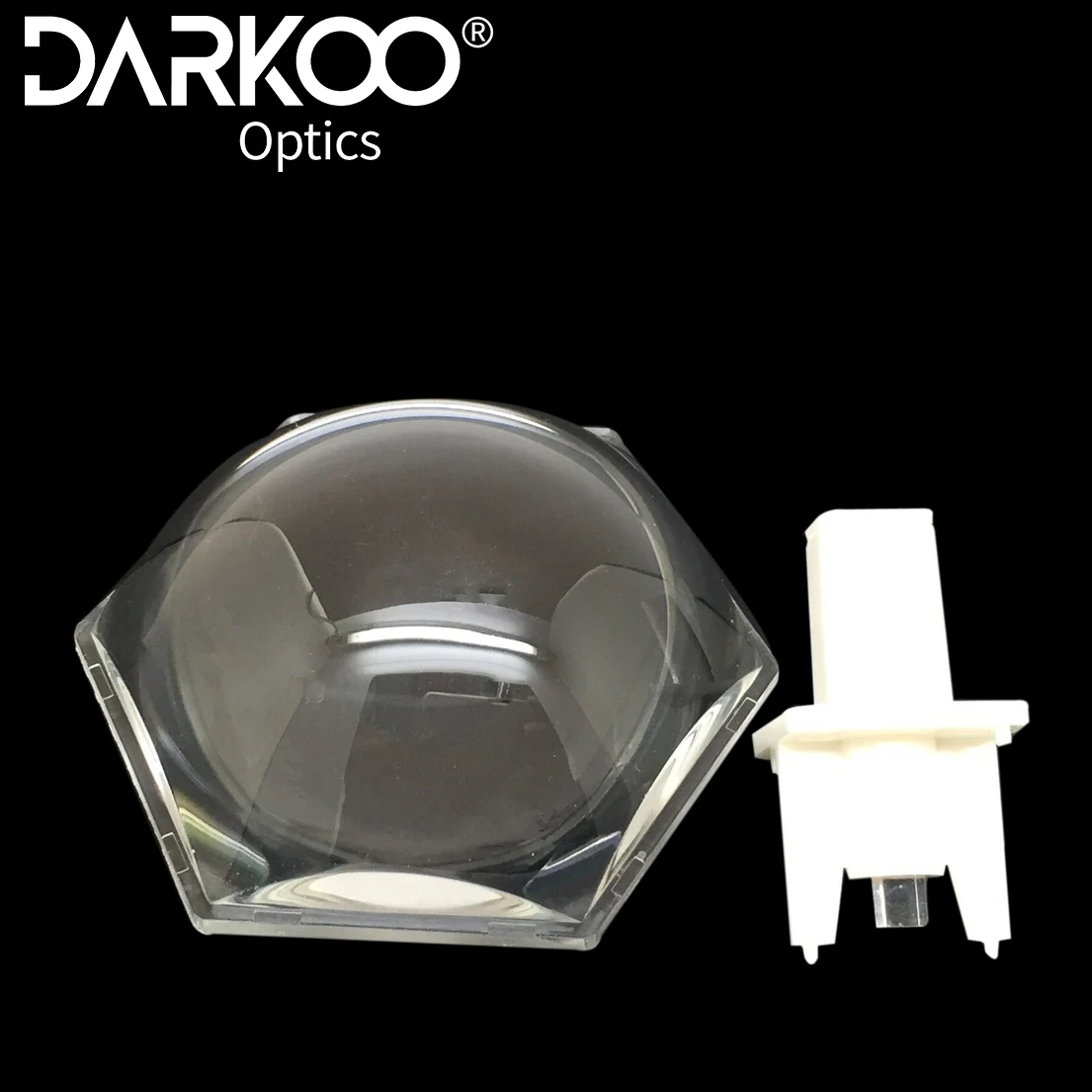 RGBW 66mm 5 Degree PMMA LED Lens for Stage Lamp Lighting