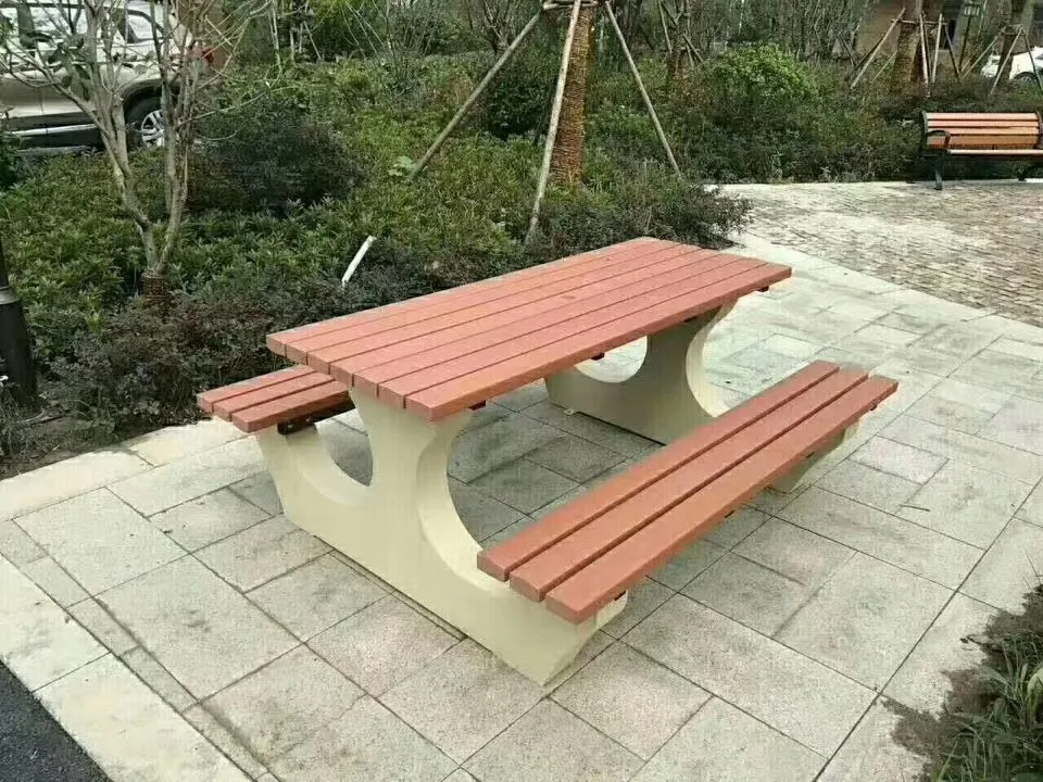 Eco-friendly WPC Composite Bench for Outdoor Public Spaces