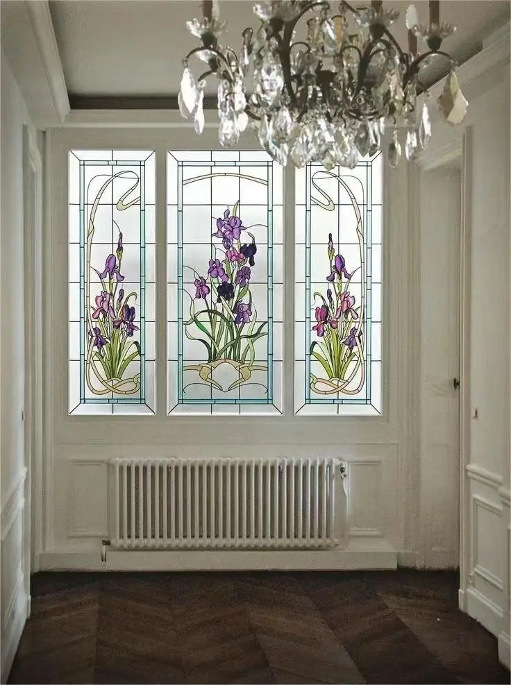 New Model Custom Beveled Glass Window Exterior Stained Glass Window ...