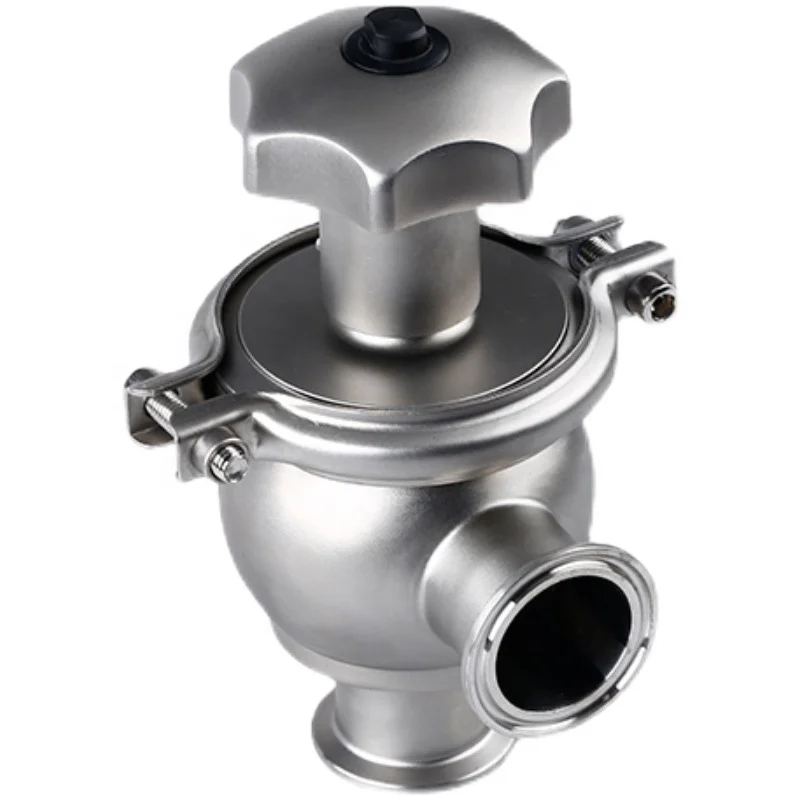 304 Sanitary Flow Control Valve 316L Stainless Steel Manual Flow Stop ...