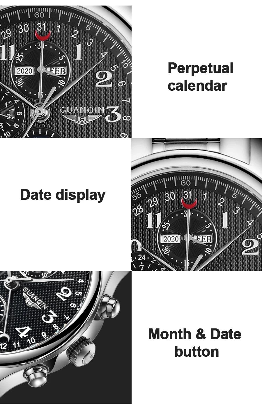 Custom Logo Automatic Brand Watches Men Wrist Luxury Watch Mechanical ...