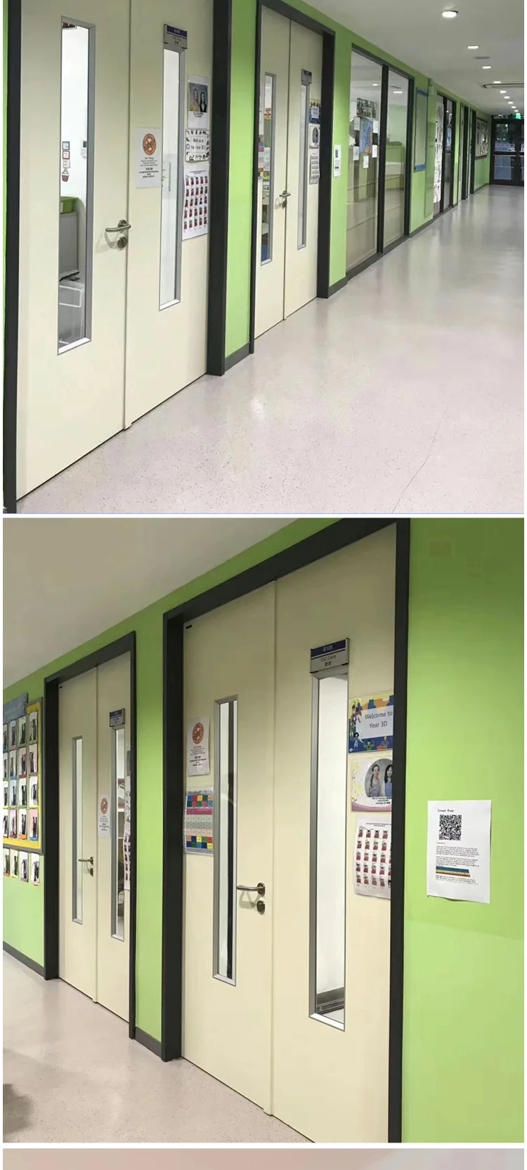 Dormitory Conference & Classroom Door for Interior Use Open Steel ...