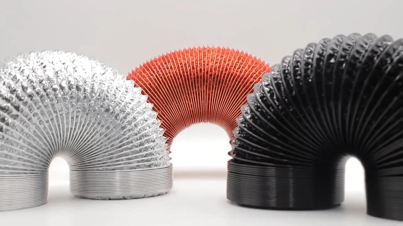 Snap Lock Dryer Vent Pipe Corrugated Aluminum Foil Duct - Buy Snap Lock ...