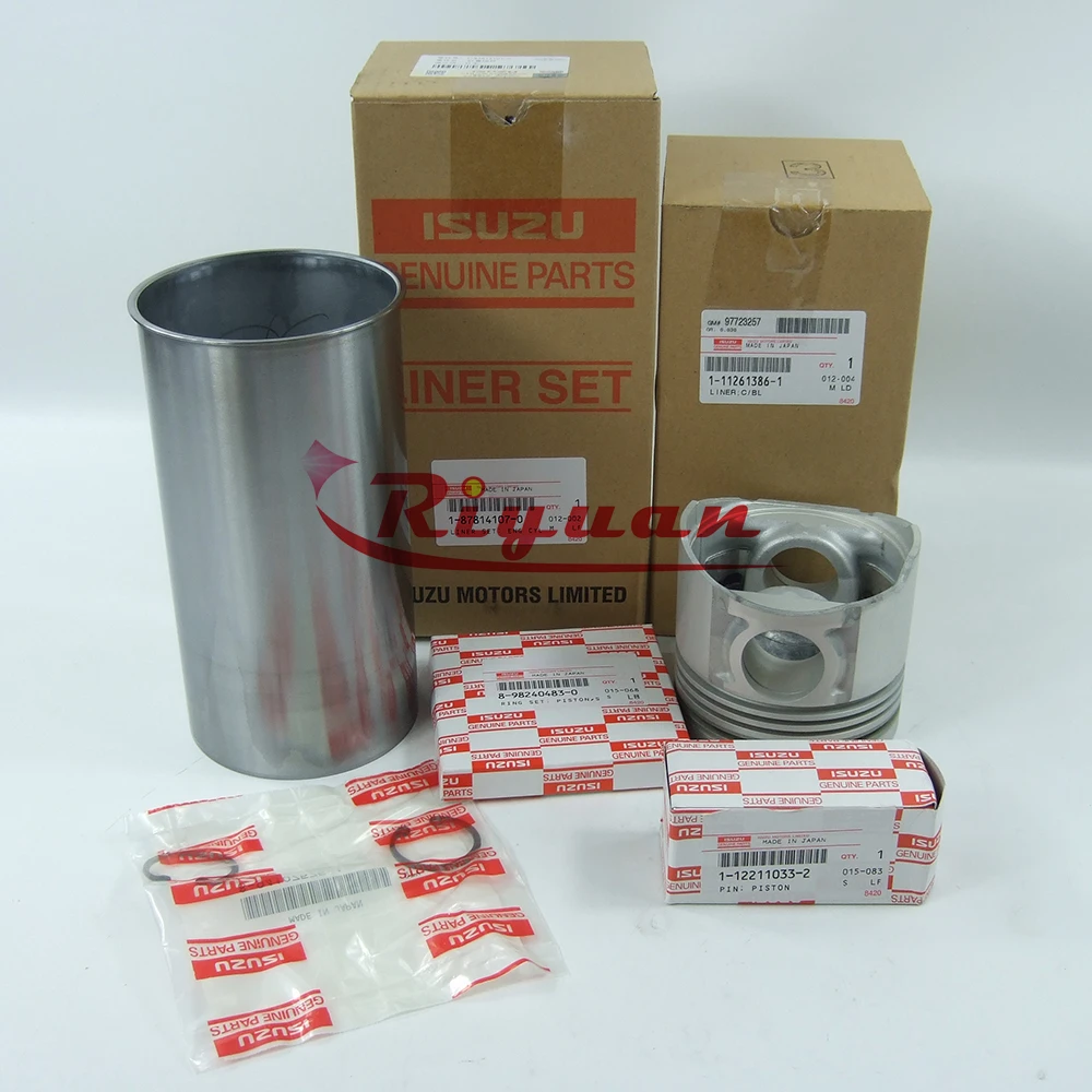 Isuzu Cylinder Liner Assembly 1-87814107-0 for ZX200