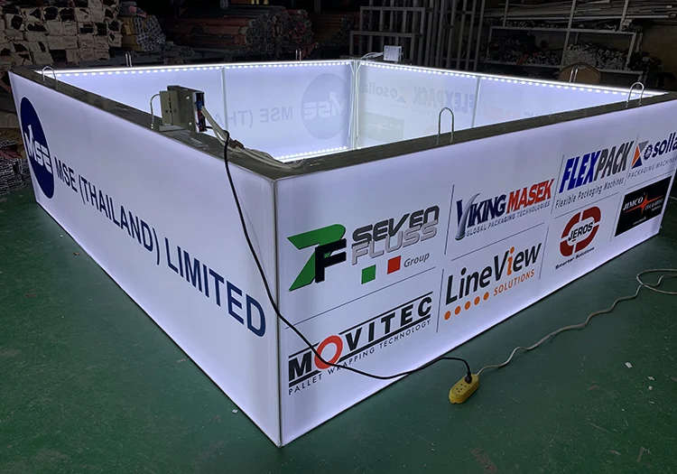 Aluminum Frameless Display Seg Fabric Backdrop Led Light Box Wall ...