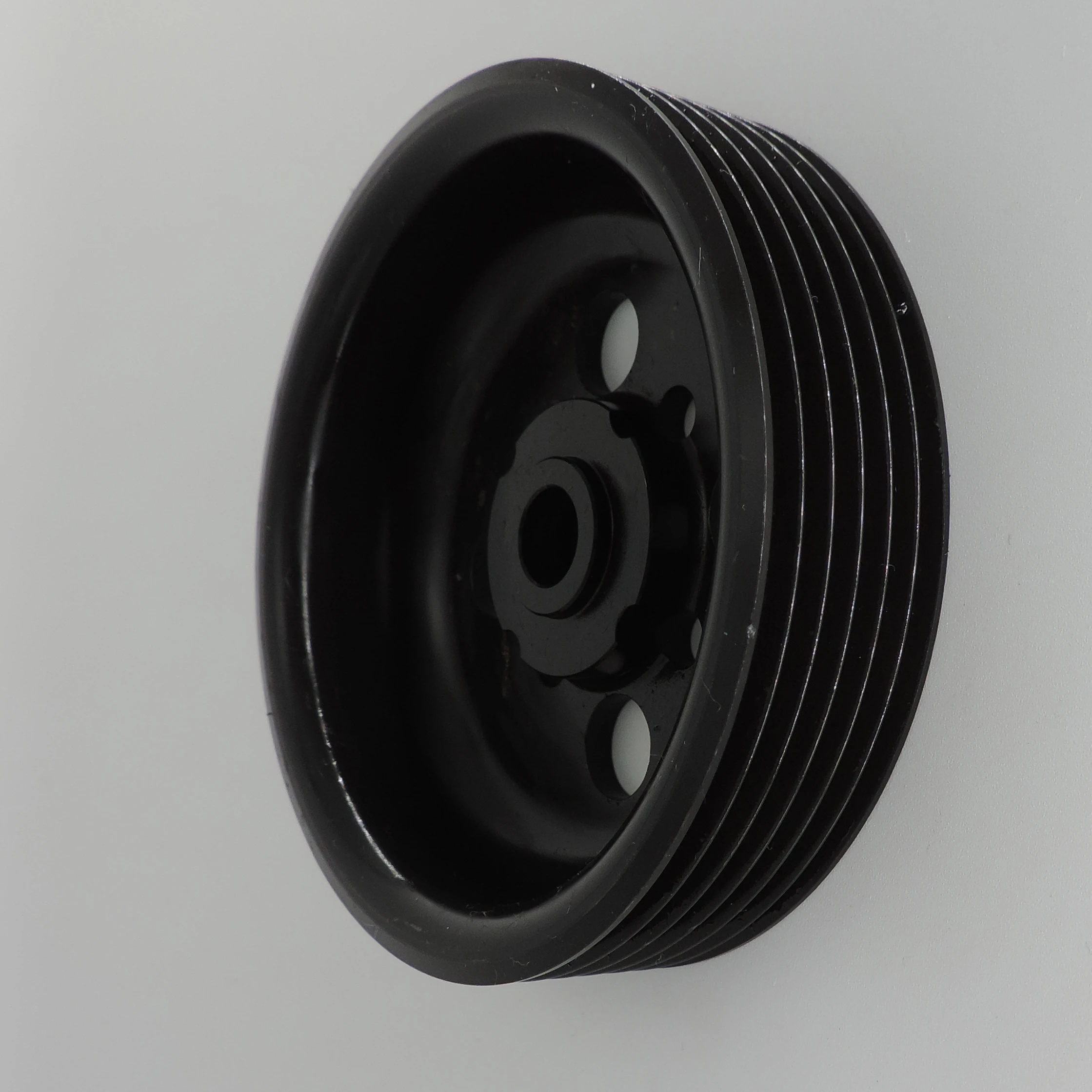 Customized Cast Iron Wheel For Flat Belts Blue Drive Pulley Flat Belt ...