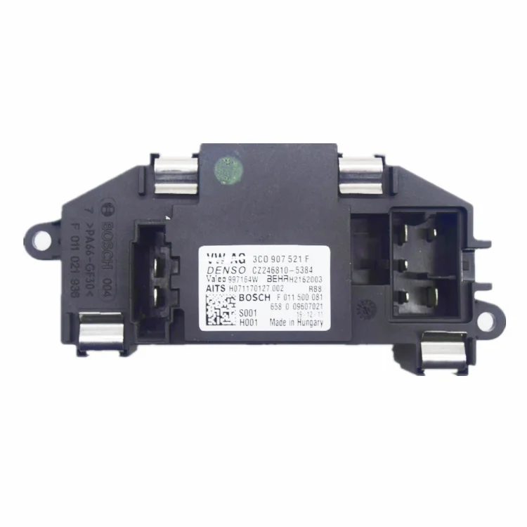Genuine Heater Blower Motor Fan Resistor 3c0907521f For Vw Gti Jetta ...
