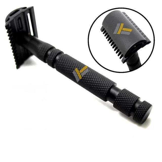 Wholesale High Quality Black Matte Single Blade Double Edge Safety ...