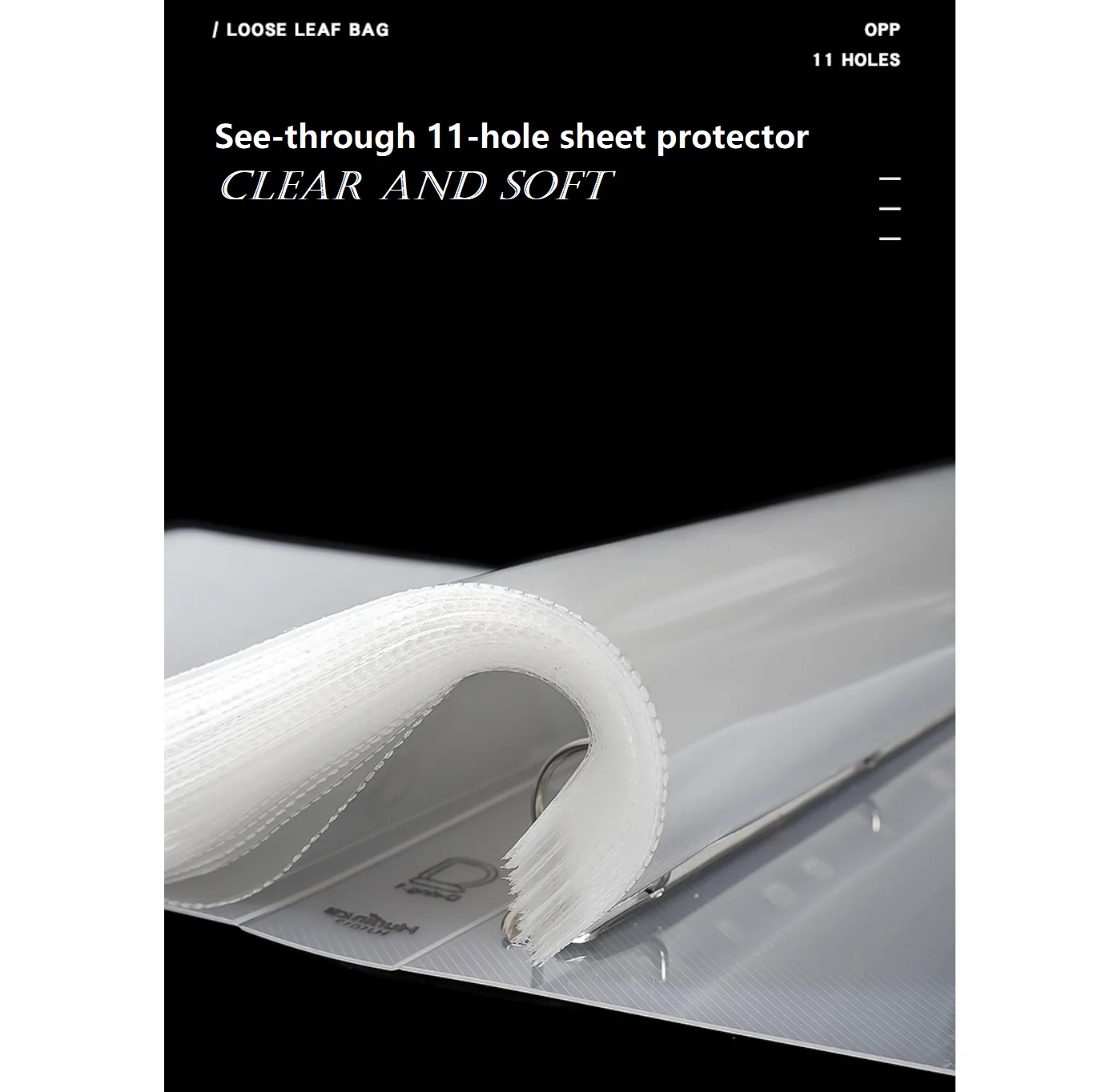 11 Hole See-through Sheet Protector| Alibaba.com
