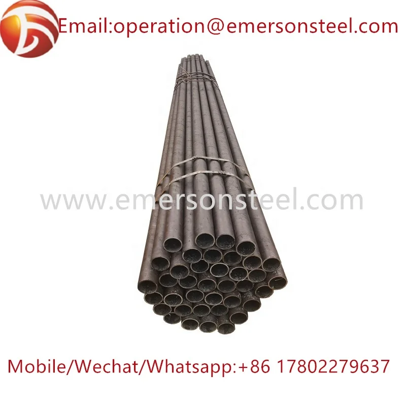 Api 5l / Astm A106 Gr. B / A53 Gr. B Sch40 Sch80 Carbon Black Seamless ...